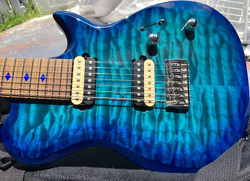 Kiesel SCB Mastergrade Top & Roasted Flame Maple Fretboard | Reverb