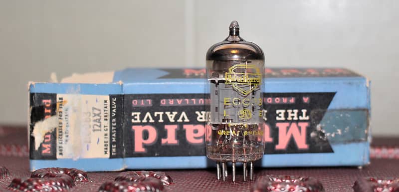 MULLARD BLACKBURN ECC83 12AX7 MOST RARE I62 VERSION SHORT | Reverb