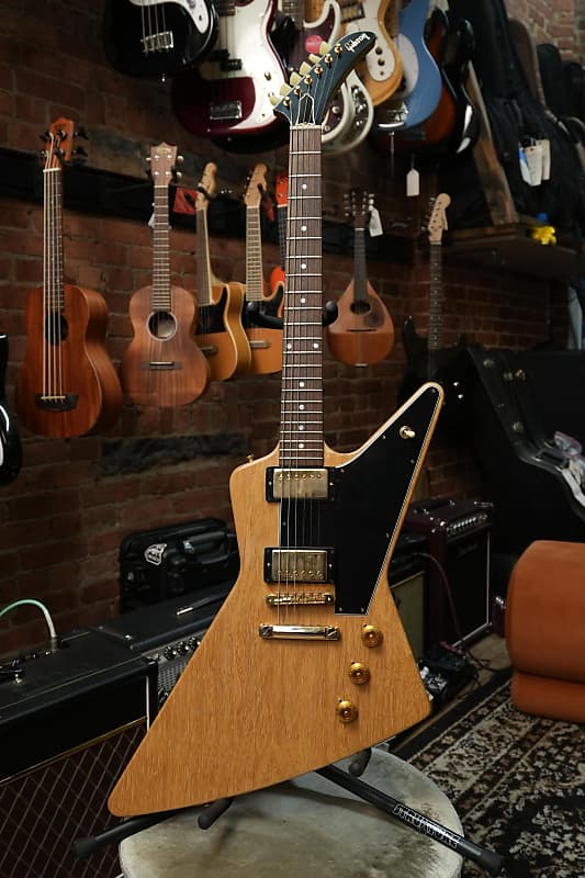 Gibson Custom 1958 Korina Explorer with White Pickguard - | Reverb UK