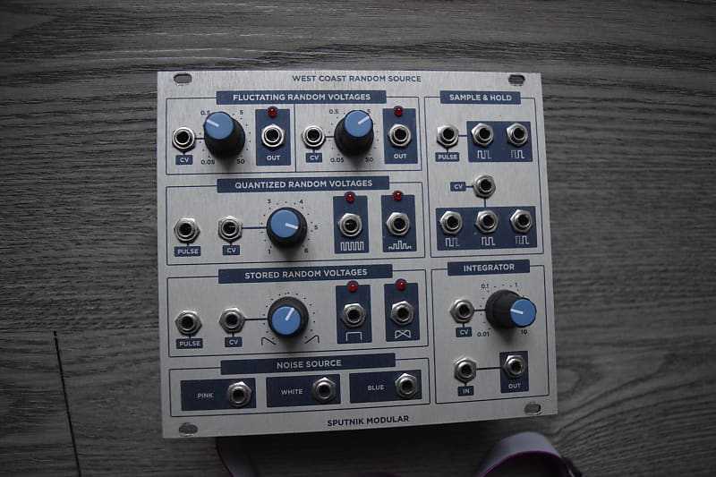 Sputnik Modular Random Source 2020 Aluminum Reverb