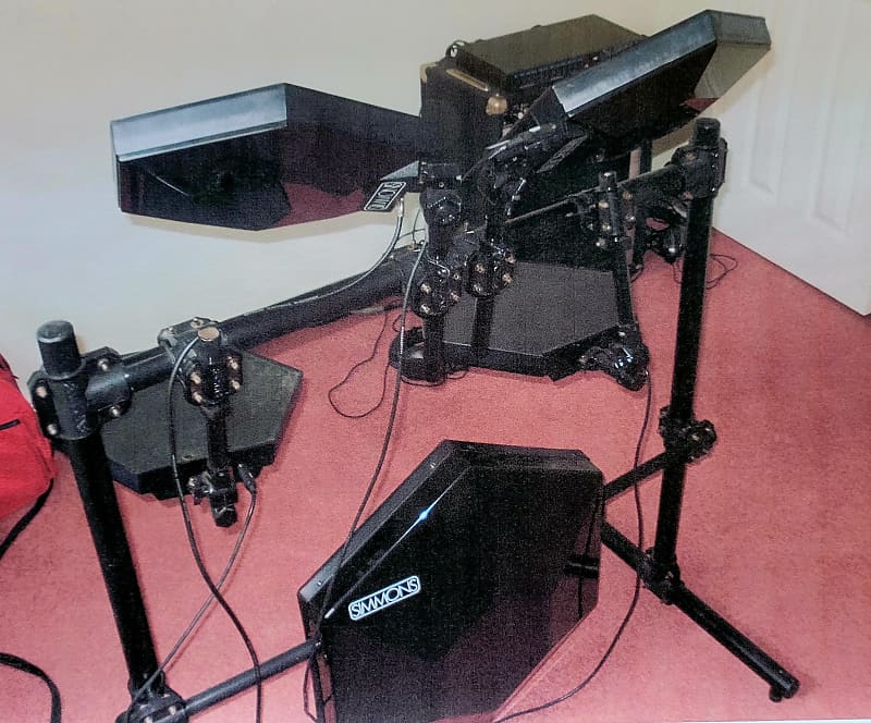 Simmons SDS1000 Kit and Rack 1984 Black | Reverb UK