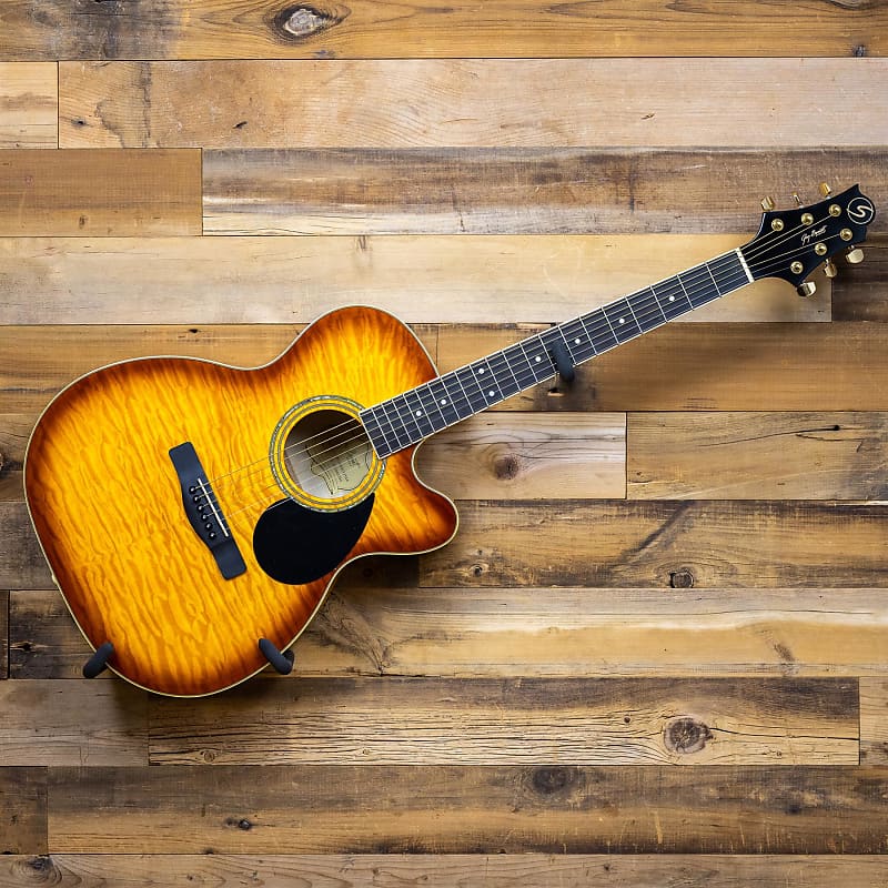 Samick Greg Bennett OM100QC Orchestra Cutaway Acoustic | Reverb