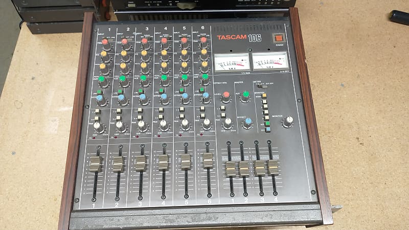 Tascam M-106 Six 6 Channel Mixer, 1980s - Brown | Reverb