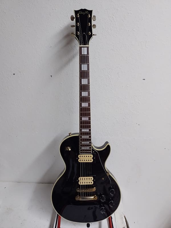 Johnny Pro Les Paul Copy 70s - black | Reverb