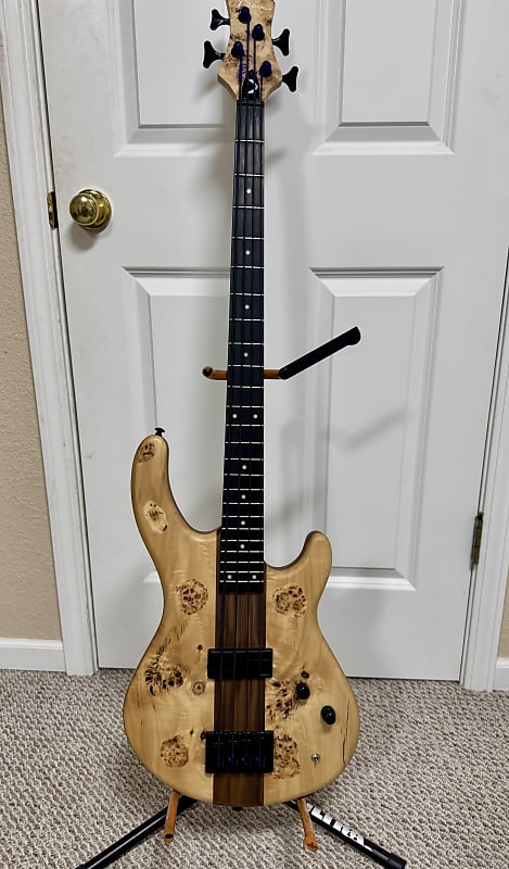 Dean Edge Pro Select Burled Poplar Electric Bass Satin | Reverb