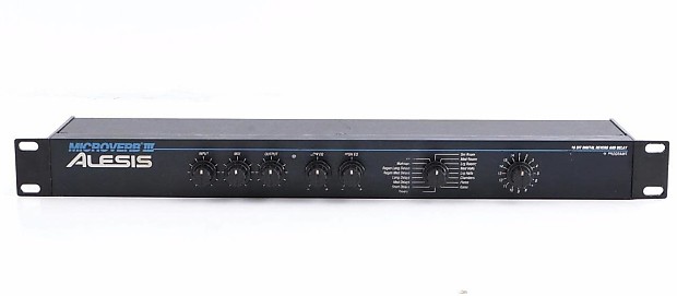 Alesis Microverb 3 Reverb Rack Effects Unit No Power Supply | Reverb