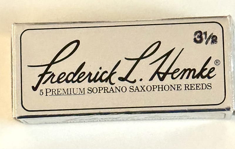3 Frederick L Hemke Premium Saxophone Reeds 3 1/2 | Reverb