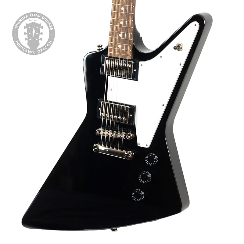 New Epiphone Explorer Gloss Black | Reverb