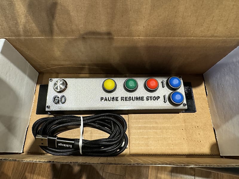 Playback Track Start Stop Go Button Box Remote 2024 | Reverb