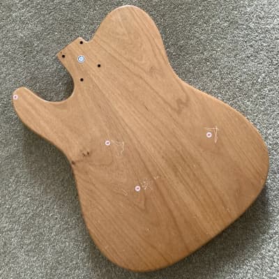 Ash Wood String Through Guitar Telecaster Style Body | Reverb