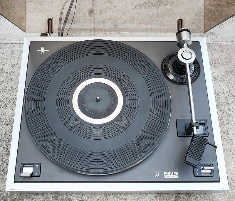 Vintage Philips 437 Belt Drive Semi Auto Turntable | Reverb