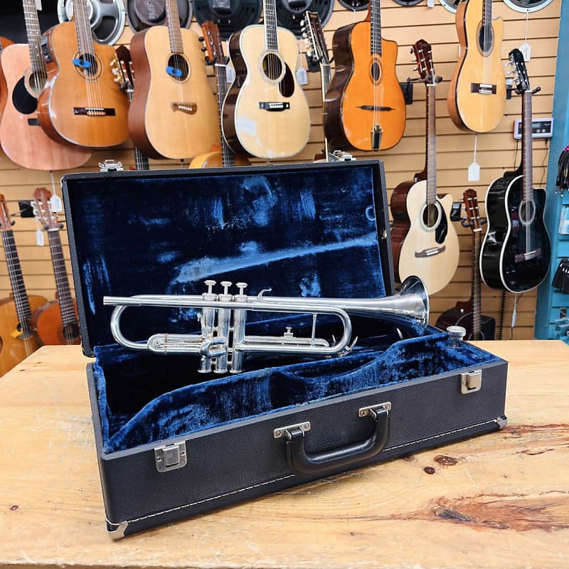 Blessing Alpha BK Silver Bb Trumpet w/Case | Reverb