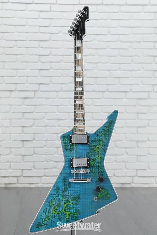 Schecter E-1 Electro Resin Electric Guitar - Yellow Electro | Reverb