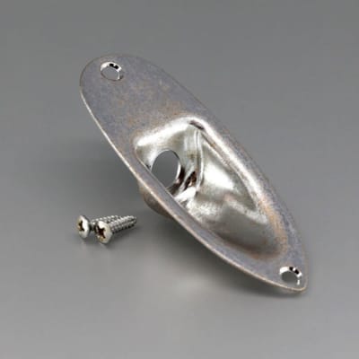 Gotoh Jack Plate for Stratocaster JCS-1 Aged Chrome PJCS-1AC | Reverb