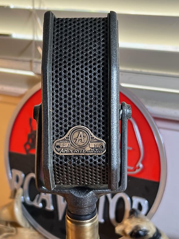 Vintage 1930's AMPERITE RA RIBBON MICROPHONE - restored | Reverb