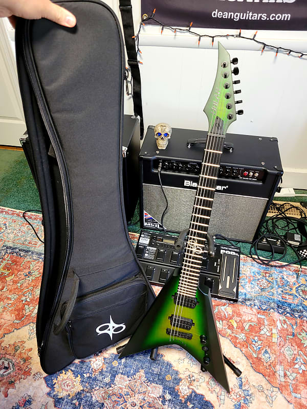 Solar V2.6LB 2021 - Lime Burst V guitar | Reverb