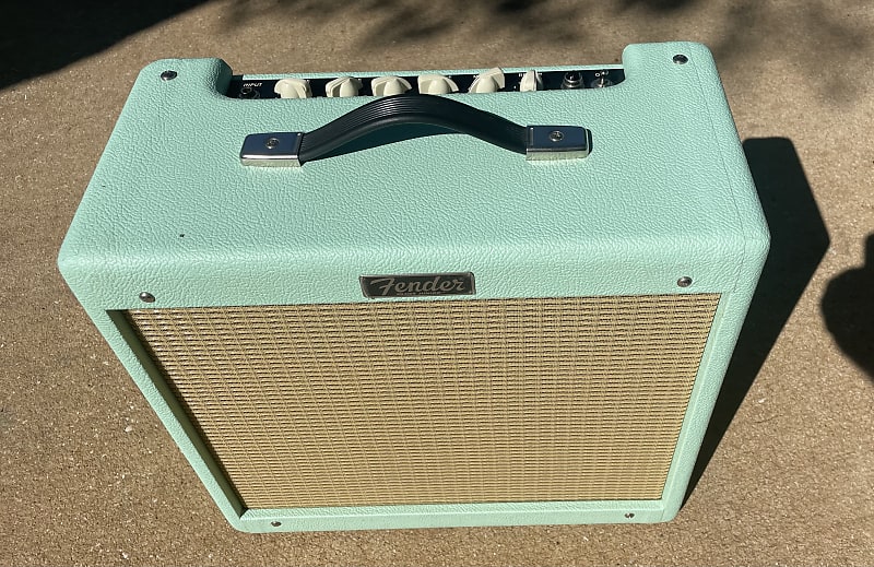 Fender Blues Jr IV Limited Edition Seafoam Green Tube Amp | Reverb