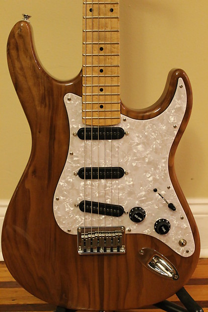 Carvin Custom Strat Style Guitar - Solid Walnut Body - | Reverb