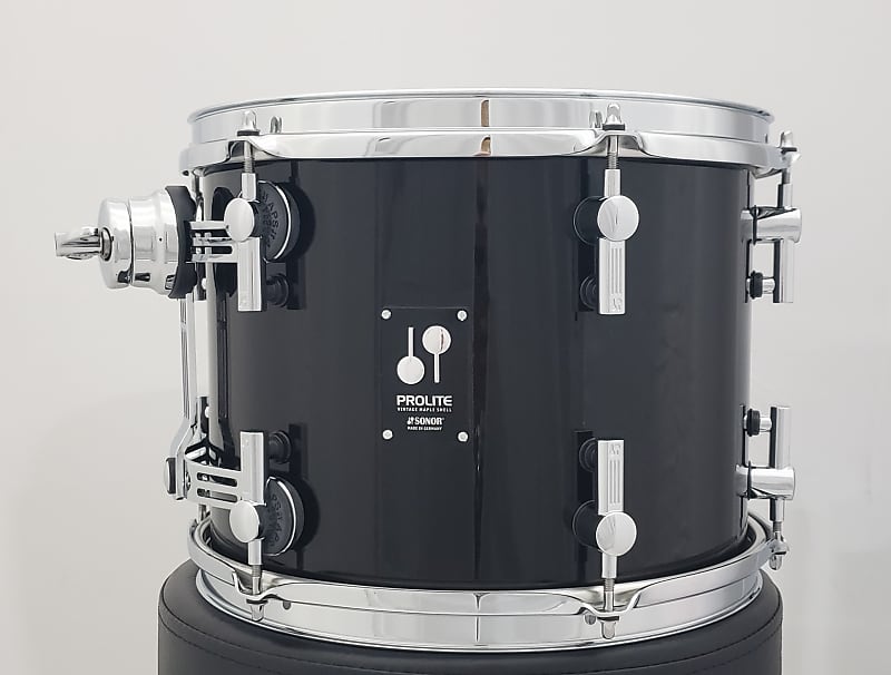 Sonor Prolite Series Vintage Maple 12x9 Tom - Brilliant Black | Reverb
