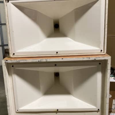 Altec Fiberglass horns 1970’s - White Fiberglass | Reverb