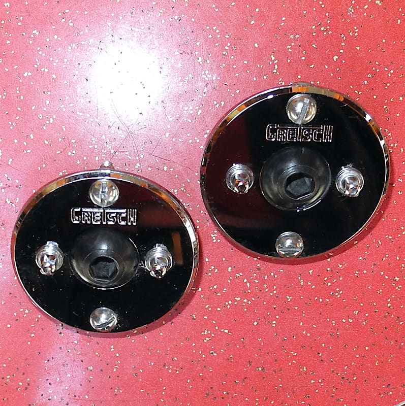 2 Vintage 70’s Gretsch Hex Ball & Socket Tom Mounts Mounting | Reverb