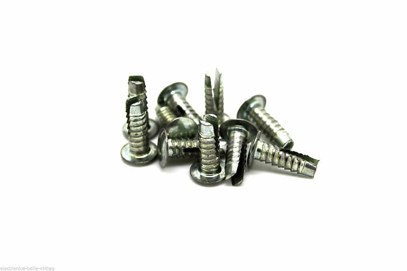 10x ORIGINAL MARSHALL AMP CABINET CORNER RIVETS SILVER | Reverb