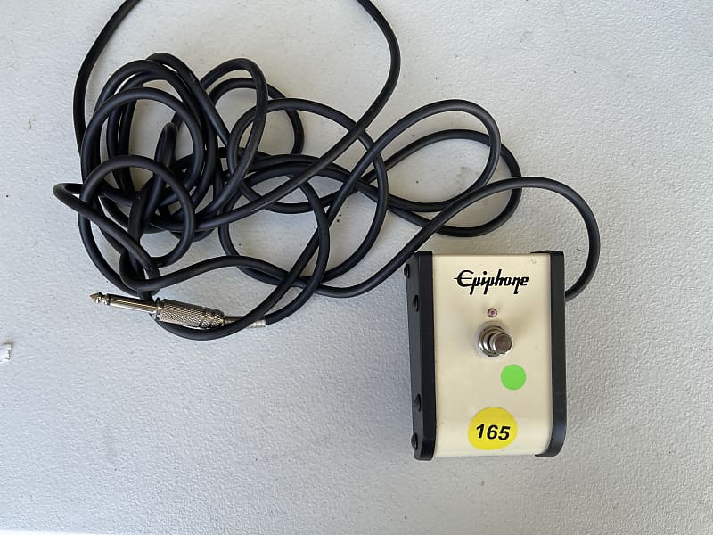 Epiphone Single Button Footswitch for E-Series Amps 165 | Reverb