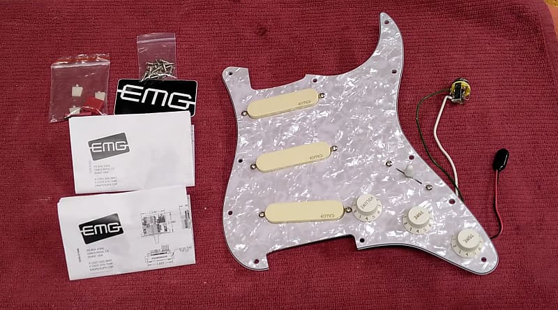 EMG SA Set Loaded Stratocaster Pickguard | Reverb
