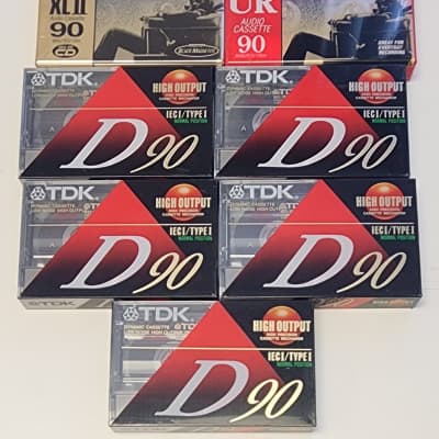 Lot of 7 NEW MAXELL & TDK 90 min Blank Cassette Tapes UR HIGH | Reverb