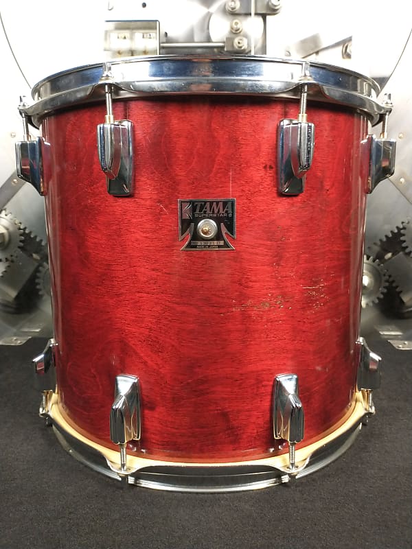Tama Superstar Rack Tom 1983 Japan Cherry 13 x 14 Inch | Reverb