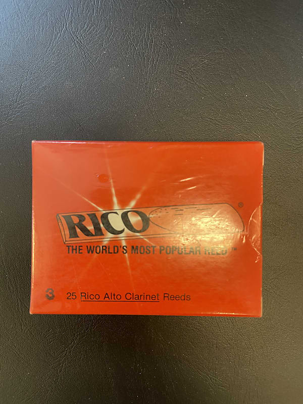 25 Pack Rico Alto Clarinet Reed (strength-3) | Reverb