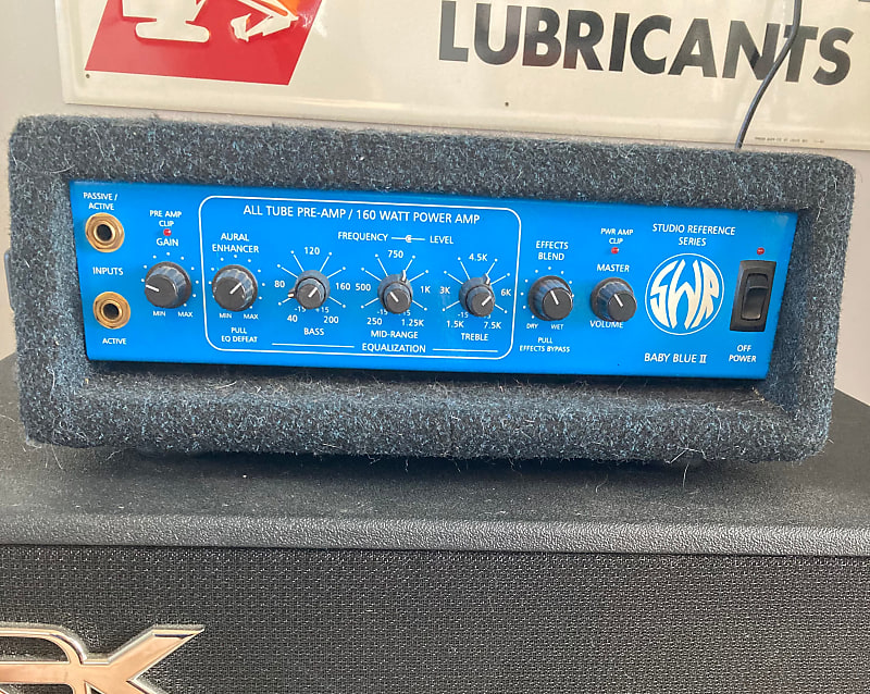 SWR Baby Blue II 2 All tube pre amp/160 Watt power amp rare | Reverb