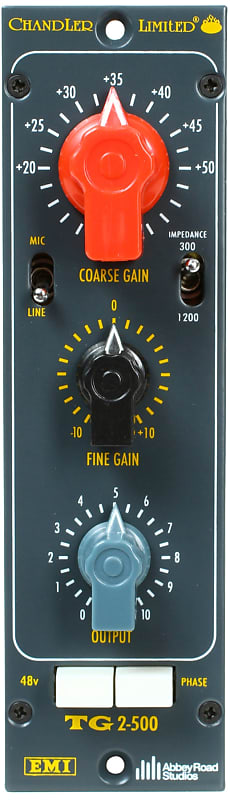 Chandler Limited TG2-500 500 Series Mic Preamp Module | Reverb