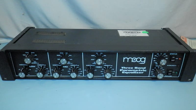 Moog MKPE 3 Band Parametric Equalizer Rack EQ used | Reverb