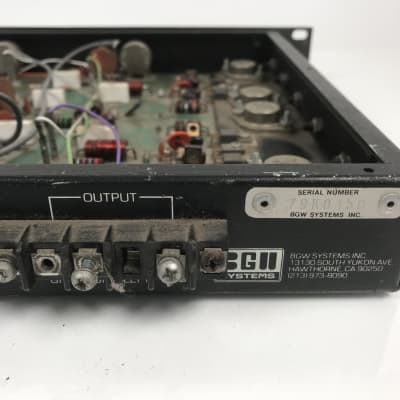 Bgw 50A Systems Professional Power Amplifier Amp | Reverb