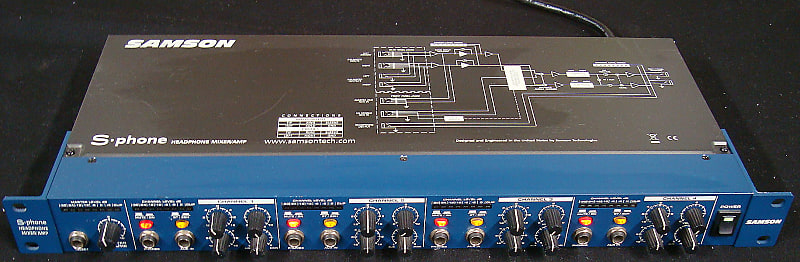 Samson S-phone 4-channel Headphone Mixer/Amplifier | Reverb