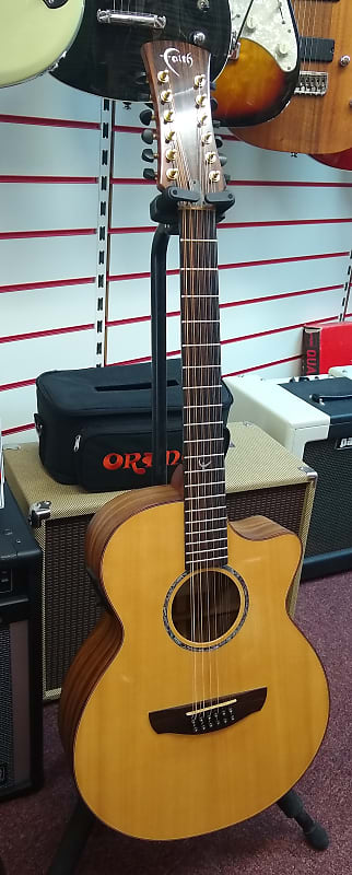 Faith FV12TB Venus Cutaway 12 String Engelmann | Reverb