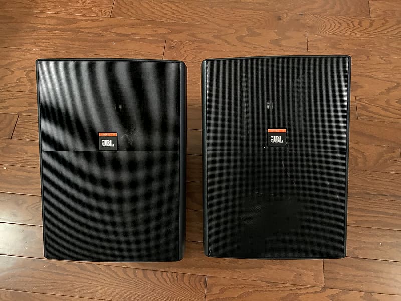 JBL Control 28 8” Passive Speakers Pair with Wall Mounts | Reverb