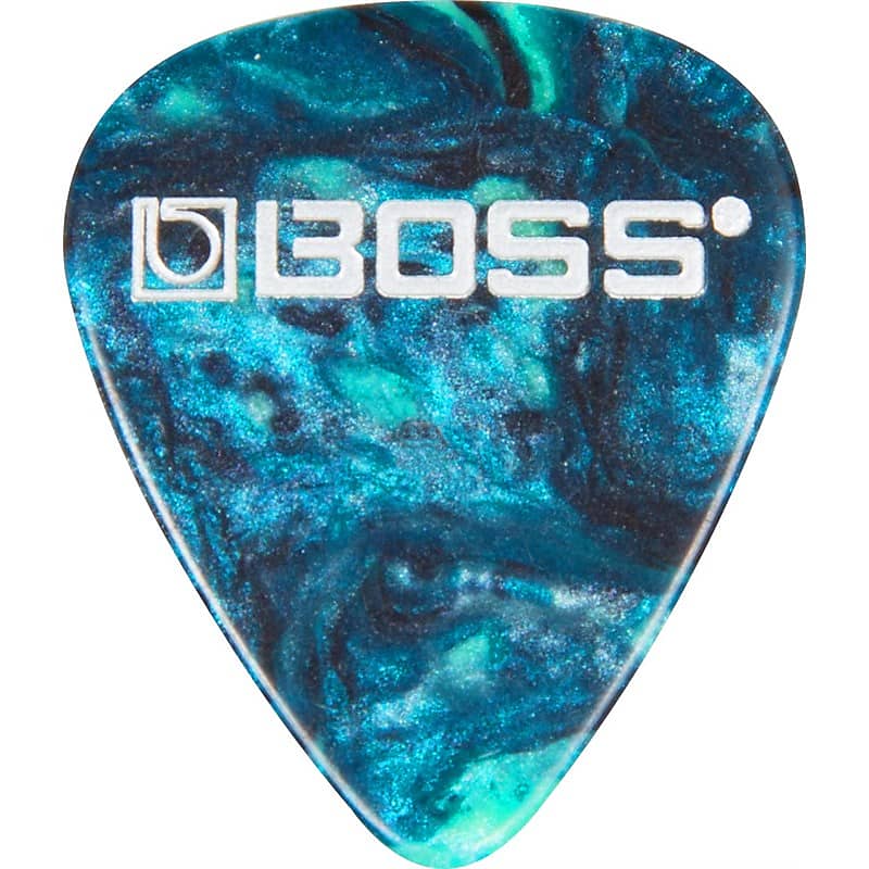 Boss BPK-12-OH Celluloid Pick, Heavy, Ocean Turquoise, 12 | Reverb