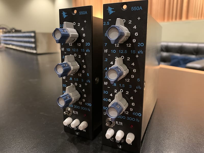 API 550A 500 Series 3-Band Equalizer Module 2007 - Present - | Reverb