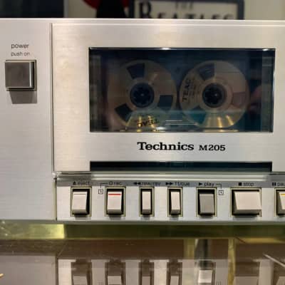 Technics M205 Single Cassette Deck - Silver | Reverb