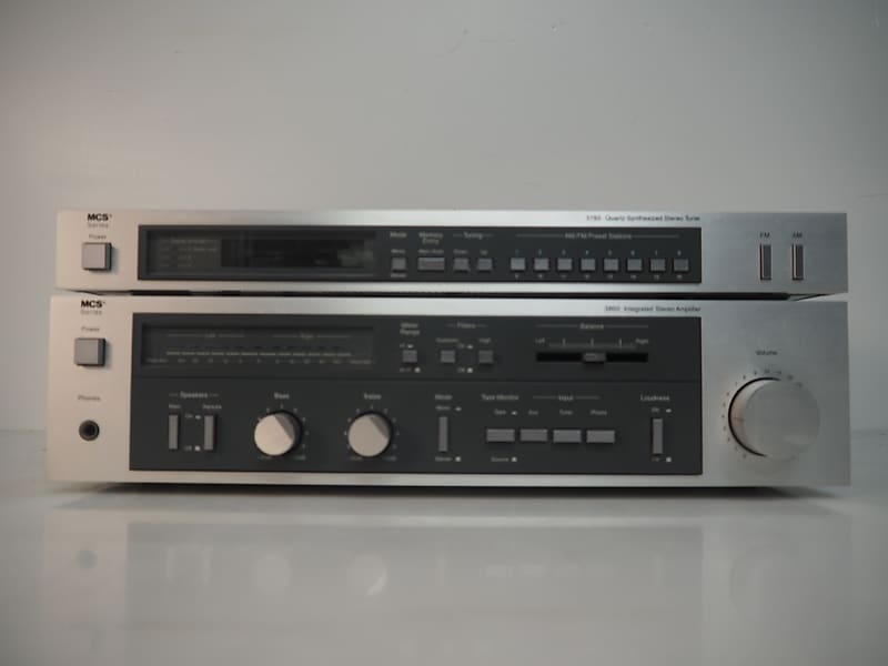MCS 3860 Integrated Amplifier & 3760 Tuner Stereo 120Watts | Reverb