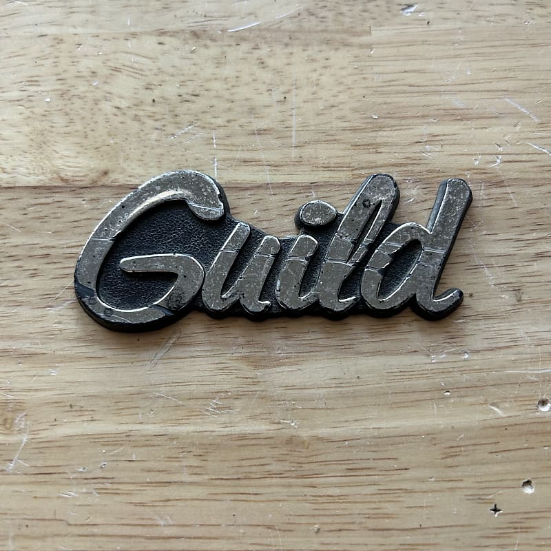 60s/70s Guild Badge Emblem Logo For Case or Amplifier | Reverb