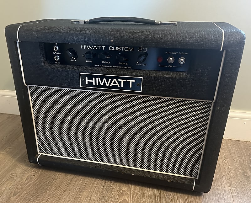 Hiwatt Custom 20 2x10 Combo Amplifier - Black | Reverb