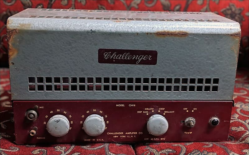 Bogen Challenger CH18 PA Tube Amplifier 6V6 Vintage Guitar | Reverb