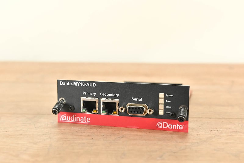 Audinate Dante-MY16-AUD 16-Channel Dante Network I/O Card | Reverb