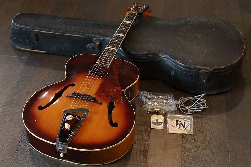 Vintage! 1950 Vega USA D-56 Duo Tron Hollowbody Electric | Reverb