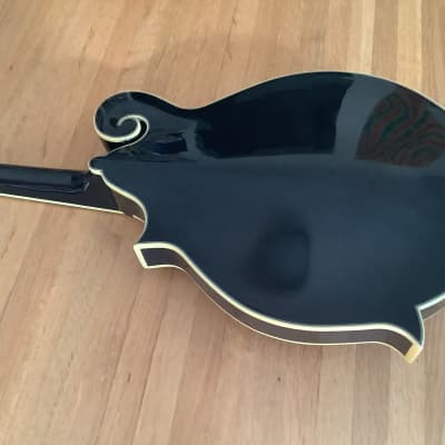 Johnson MF 370 2005 - Dark black F style mandolin | Reverb