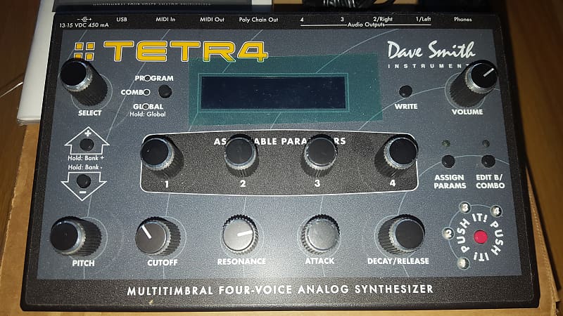 Dave Smith Instruments TETRA 4-Voice Analogue Synthesizer DSI | Reverb