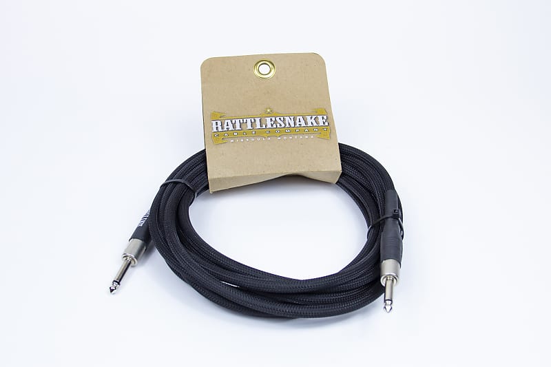 Rattlesnake Cables 15' S/S Black | Reverb